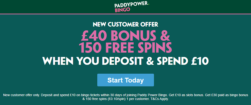 Paddy Power Bingo Review | Exclusive Welcome Bonus Deal and Reviews